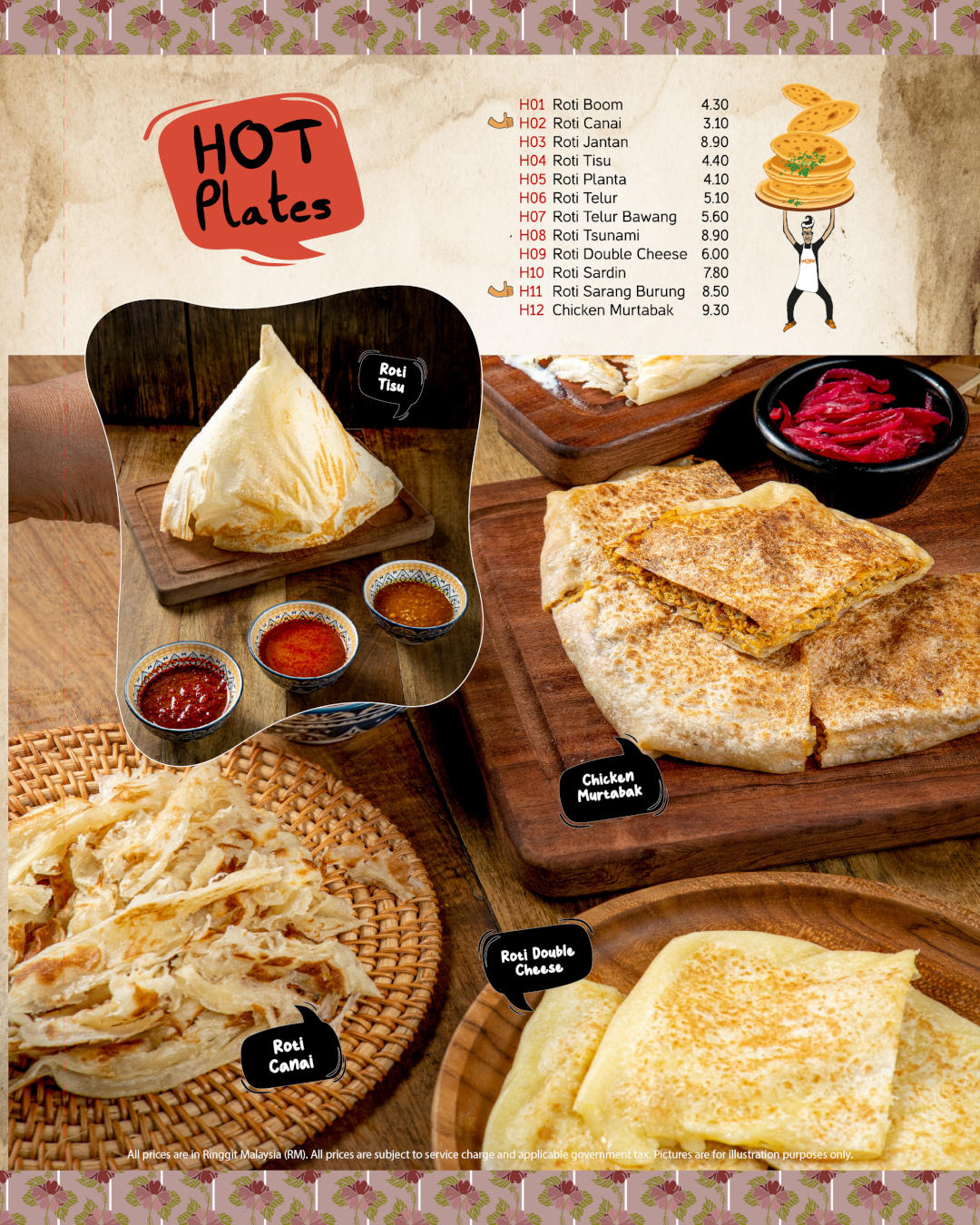 Our Menu - Teh Tarik Place