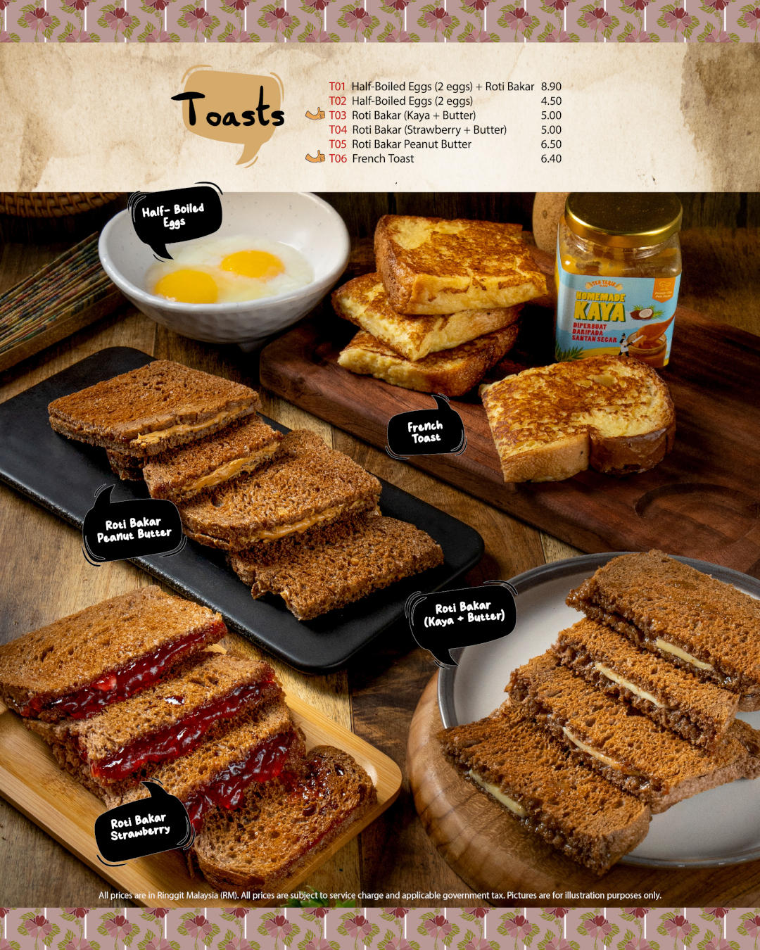 Our Menu - Teh Tarik Place